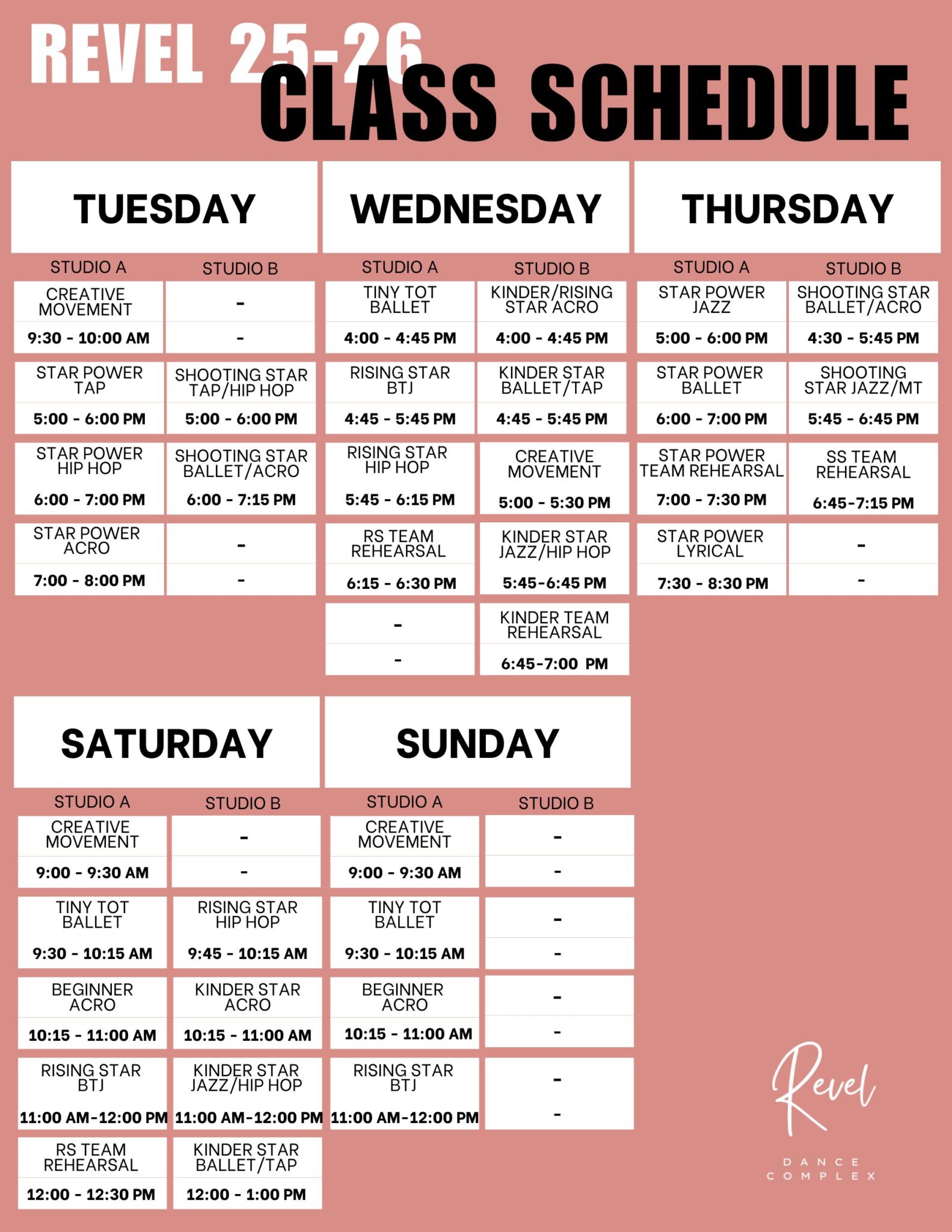 Classes – REVEL DANCE COMPLEX